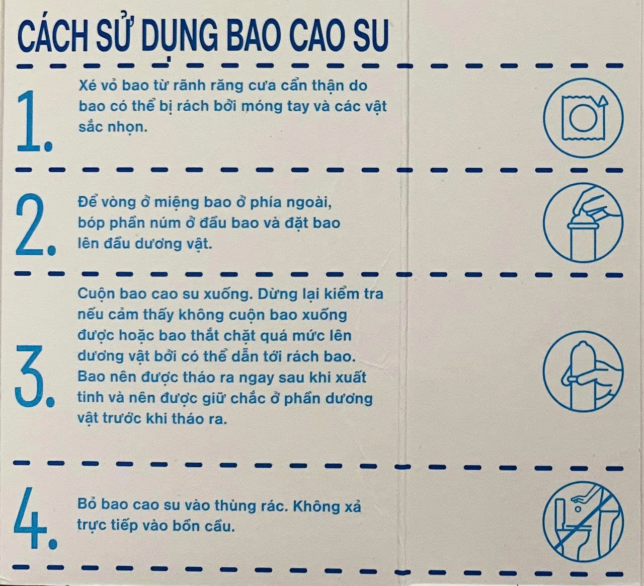 Hướng dẫn sử dụng bao cao su đúng cách cho nam